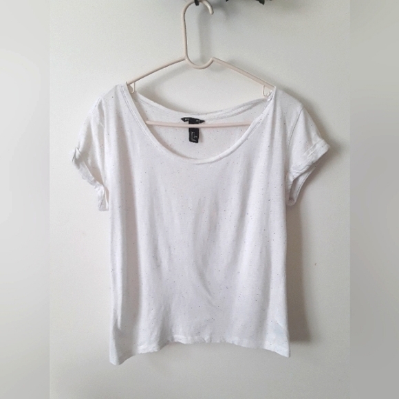 H&M | Tops | Hm Basic Funfetti Tshirt | Poshmark